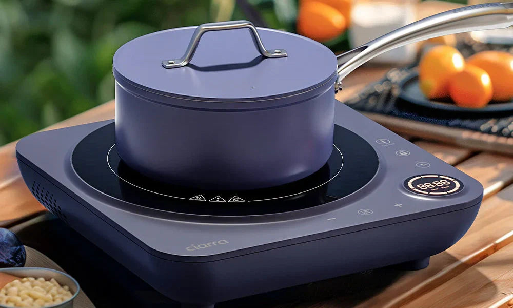 Ciarra Gadgets | Induction Cooktop with Cookware Set